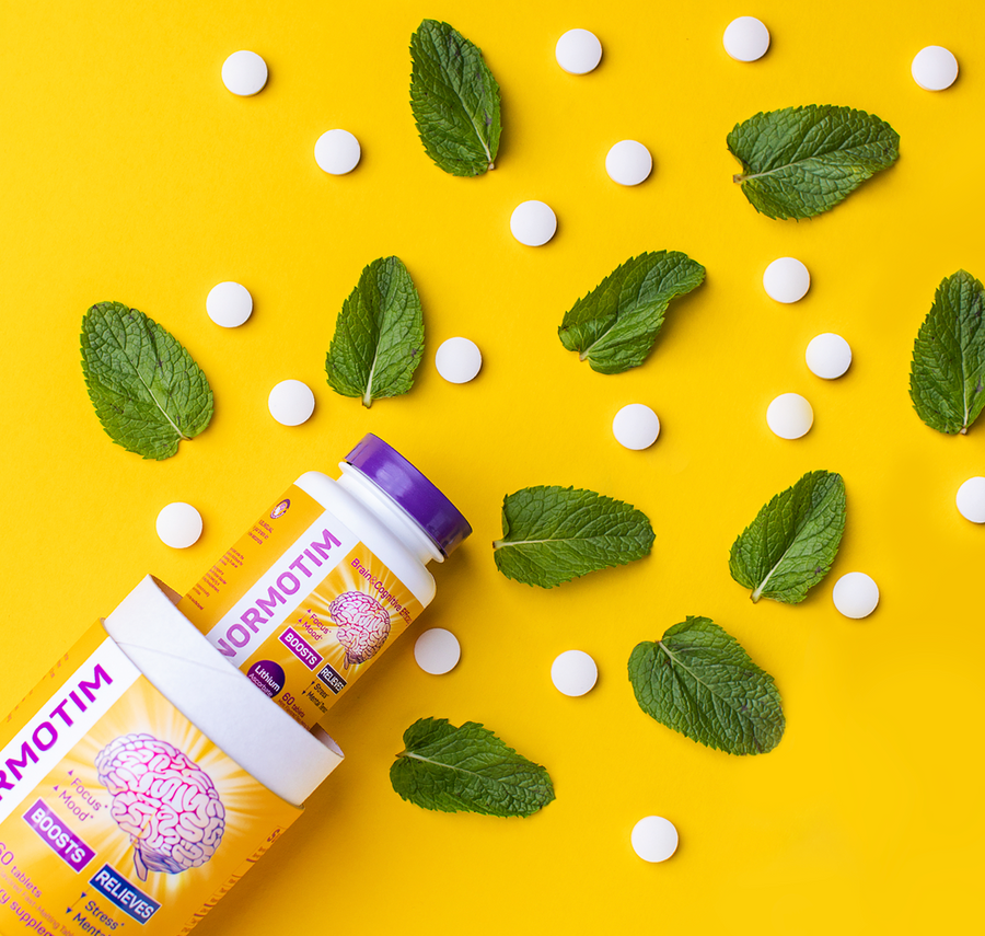 Normotim Focus & Memory Booster, Antistress Supplement, Mood Enhancer